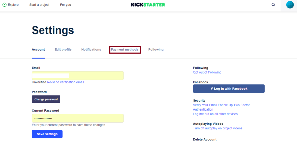 Brief tutorial to join Kickstarter | EscenaRYS